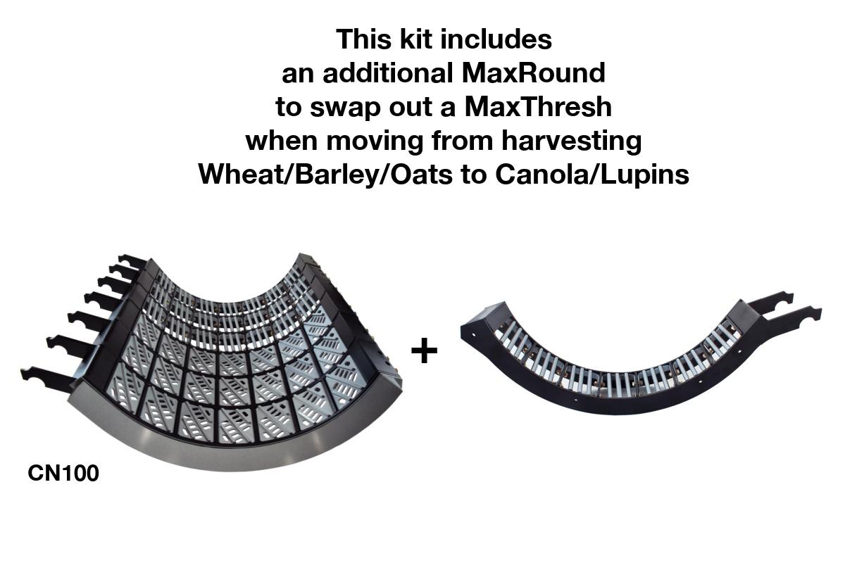 Kondex KX7 Concave Kit with additional MaxRound |Suits Case IH Mid Series