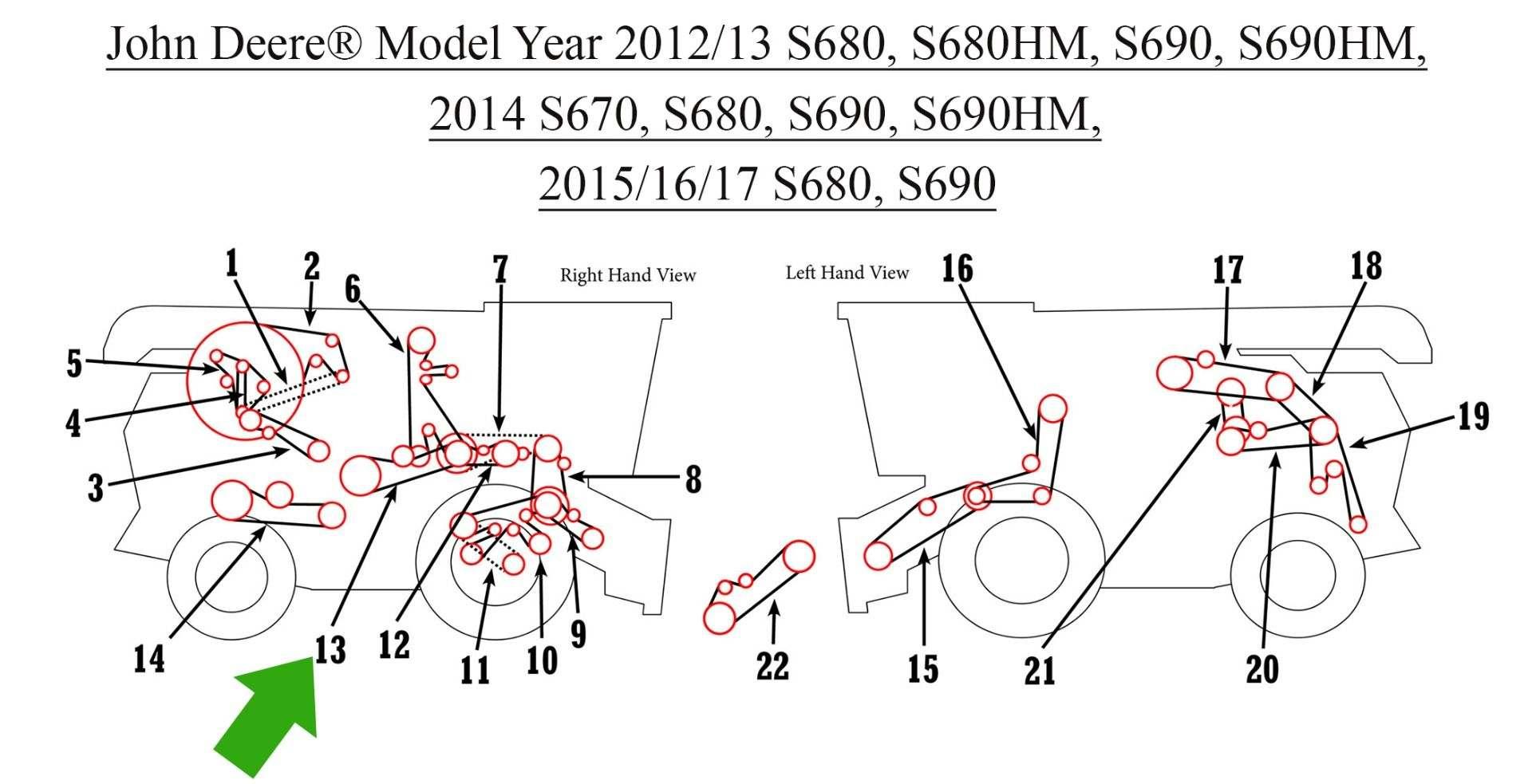 Overshot Beater Drive Belt | Suits John Deere, H240895 | Harvestaire